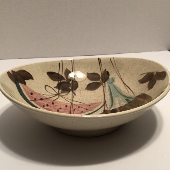 Red Wing | Dining | Red Wing Hand Painted Serving Bowl Circa 95 | Poshmark